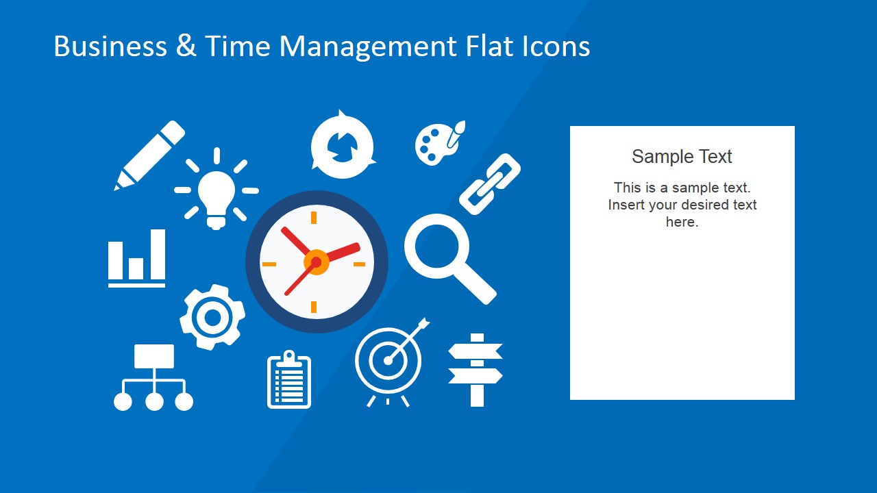Business & Time Management PowerPoint Flat Icons - SlideModel
