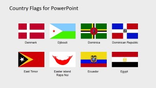 Country Flags Clipart for PowerPoint (C to D) - SlideModel