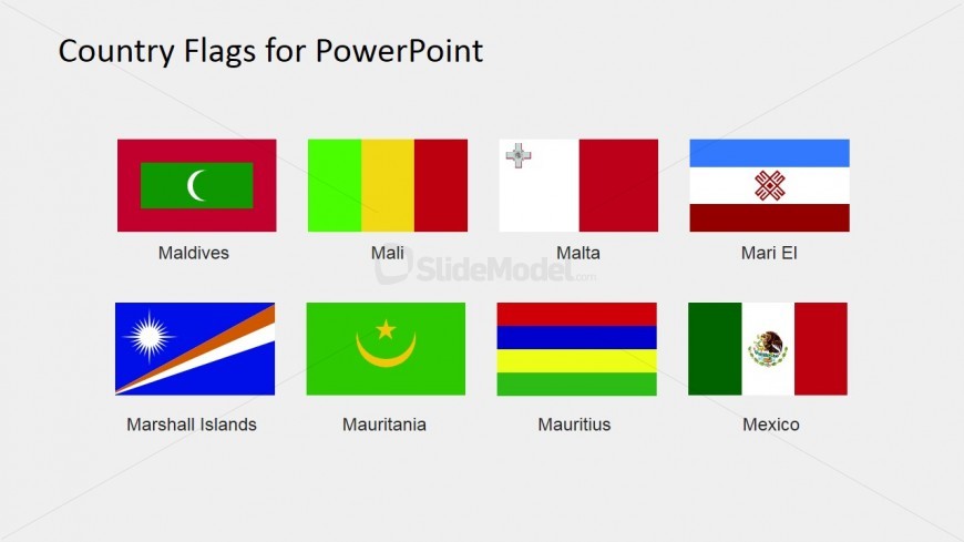 Editable PowerPoint Flag Clipart - SlideModel
