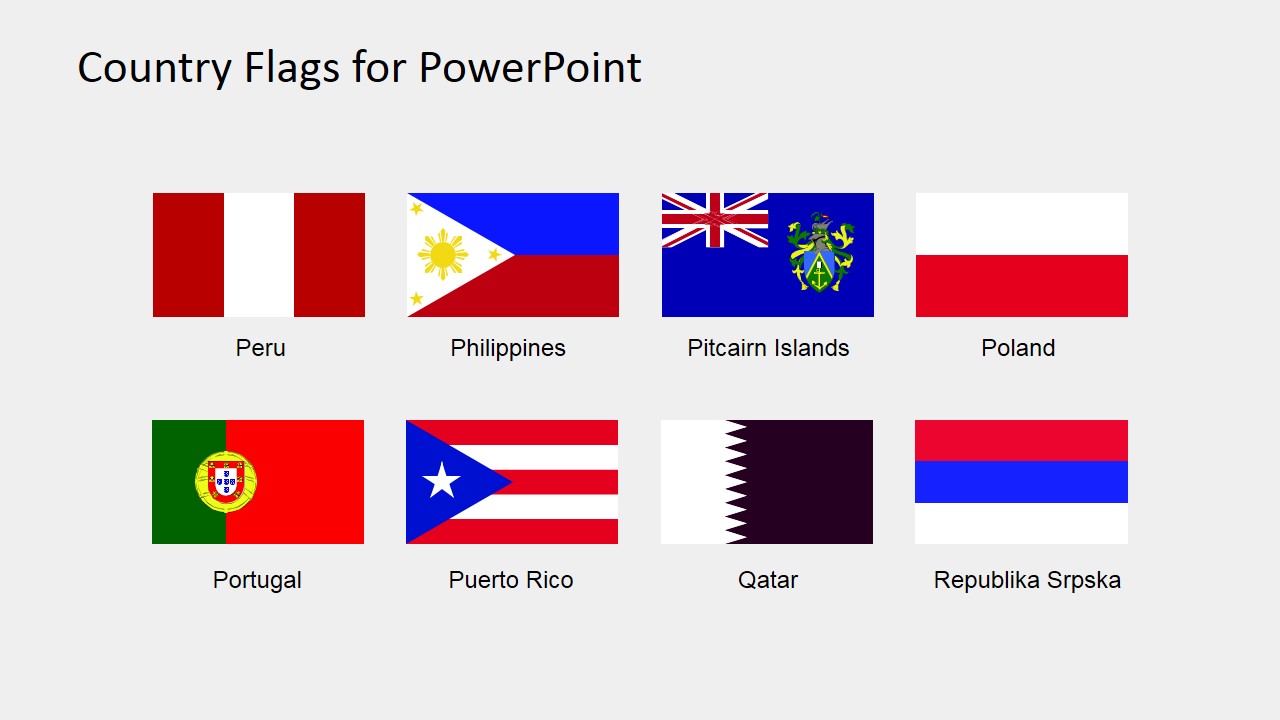 Country Flags Clipart for PowerPoint (M to R) - SlideModel