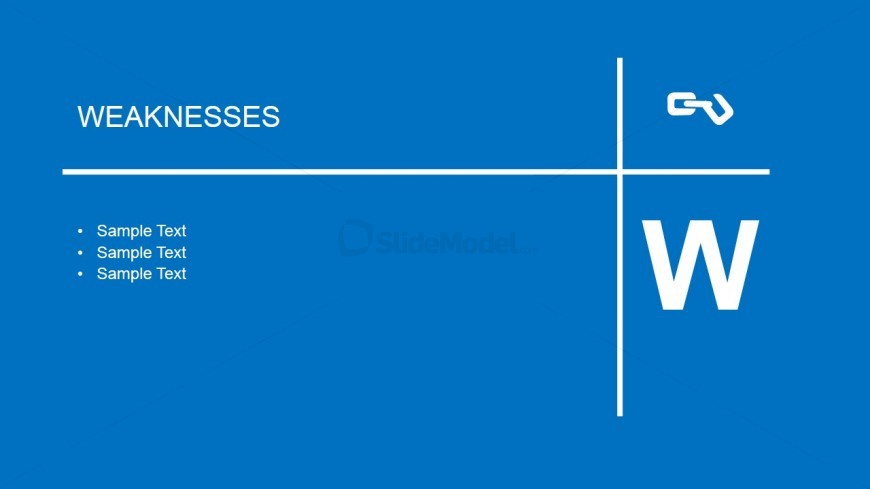 Weakness Slide Design for PowerPoint - SlideModel