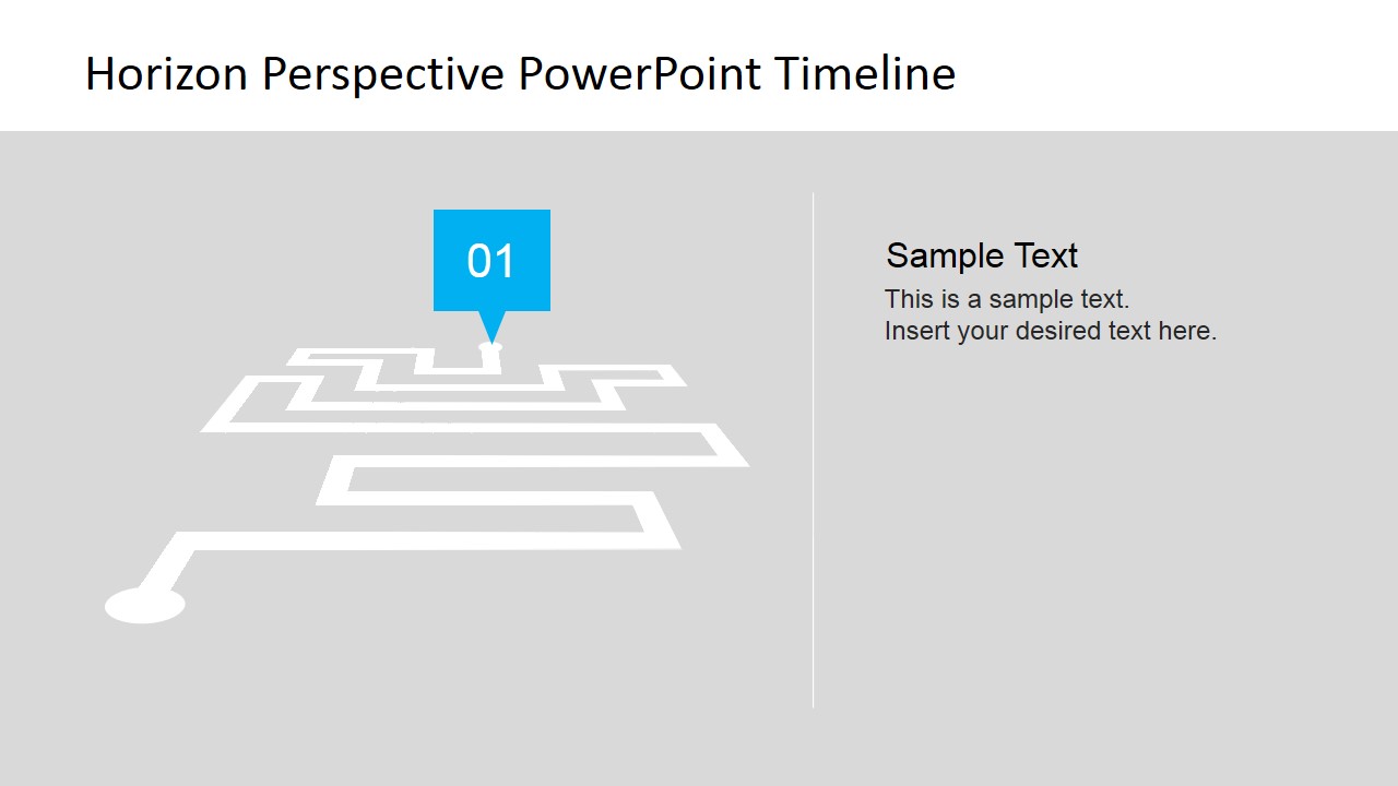 Horizon Perspective PowerPoint Timeline - SlideModel
