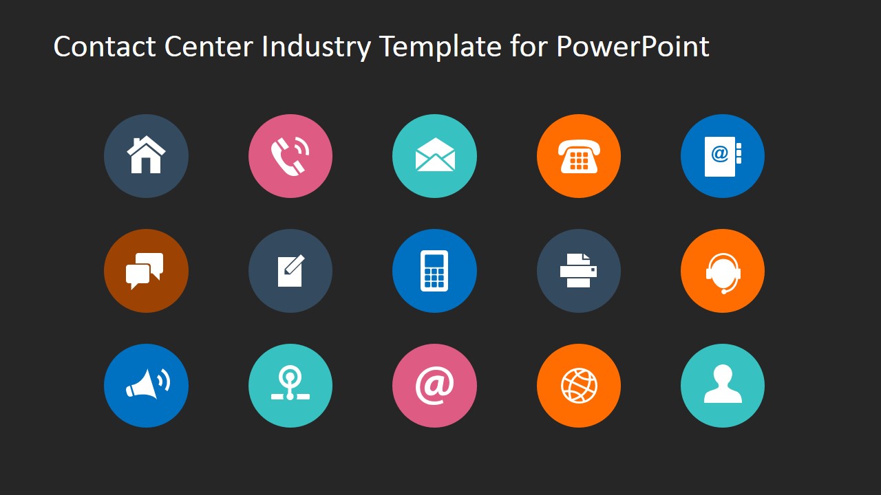 Contact Center Industry PowerPoint Template - SlideModel