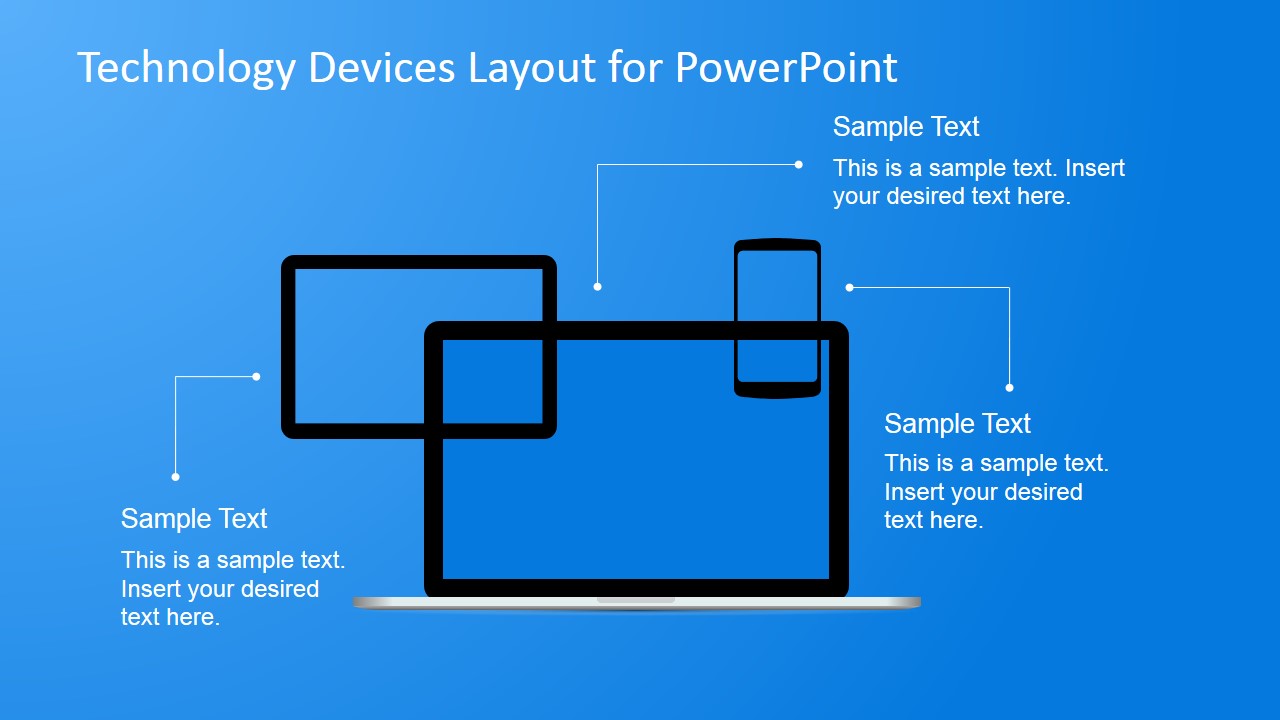 Technology Devices Layout for PowerPoint - SlideModel