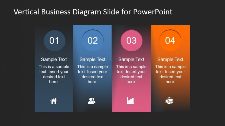 Vertical Banner Template for Business Presentation - SlideModel