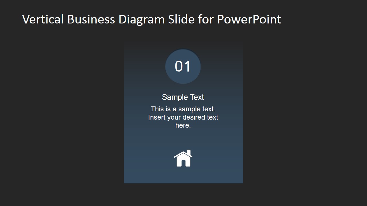 Vertical Business Diagram Slide for PowerPoint - SlideModel