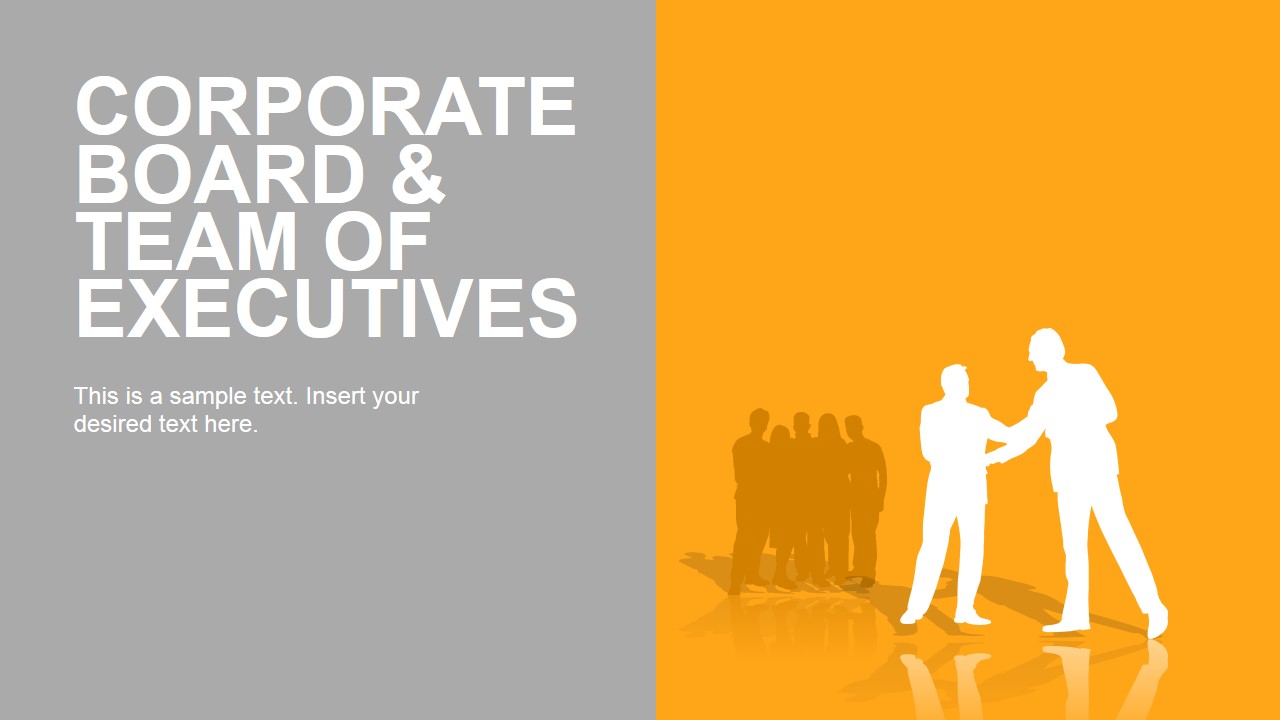 Corporate Board & Team of Executives Template for PowerPoint - SlideModel