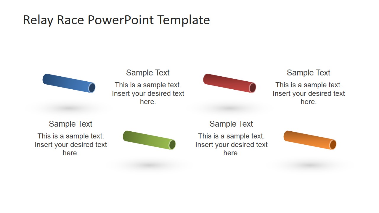 Relay Race PowerPoint Template - SlideModel