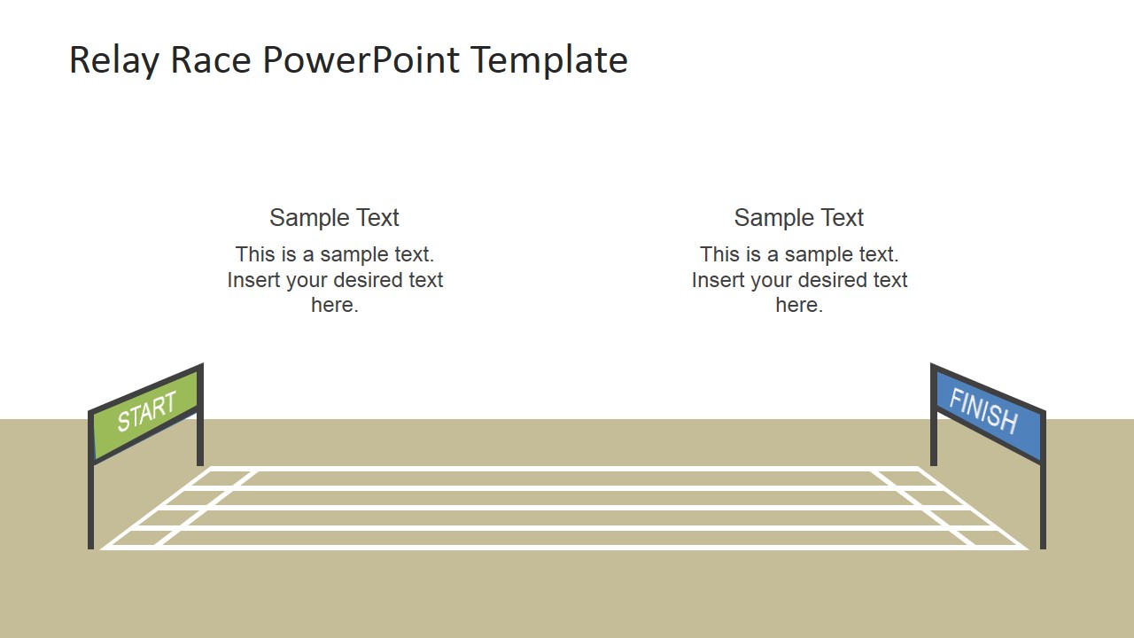 Relay Race PowerPoint Template - SlideModel