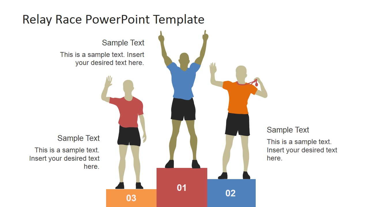 Relay Race PowerPoint Template - SlideModel