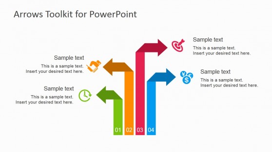 Converging & Merging Arrow Diagrams for PowerPoint Converging & Merging Arrow Diagrams for PowerPoint