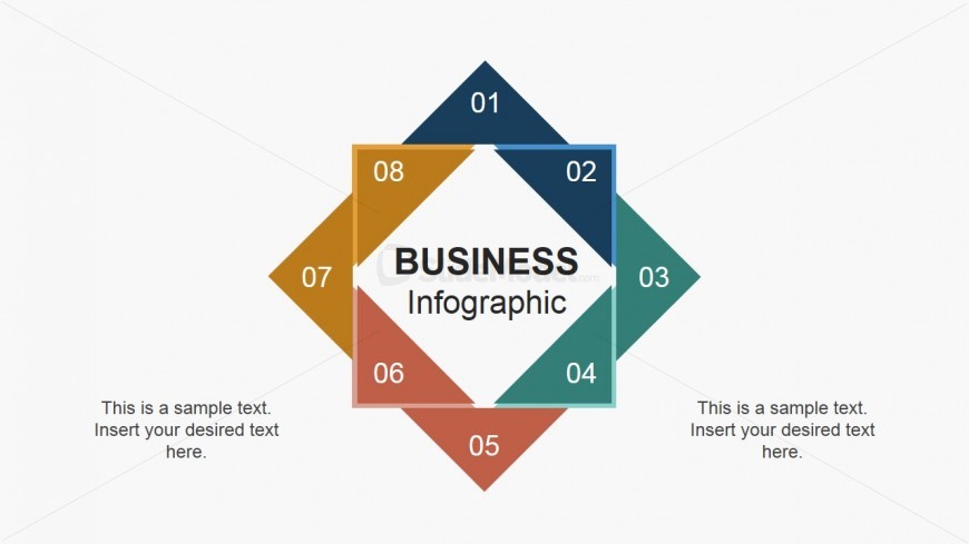 8 Steps Creative Squares Slide Design - SlideModel