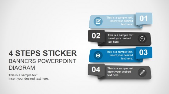 4 Steps PowerPoint Templates
