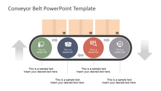Flat Conveyor Belt PowerPoint Template - SlideModel