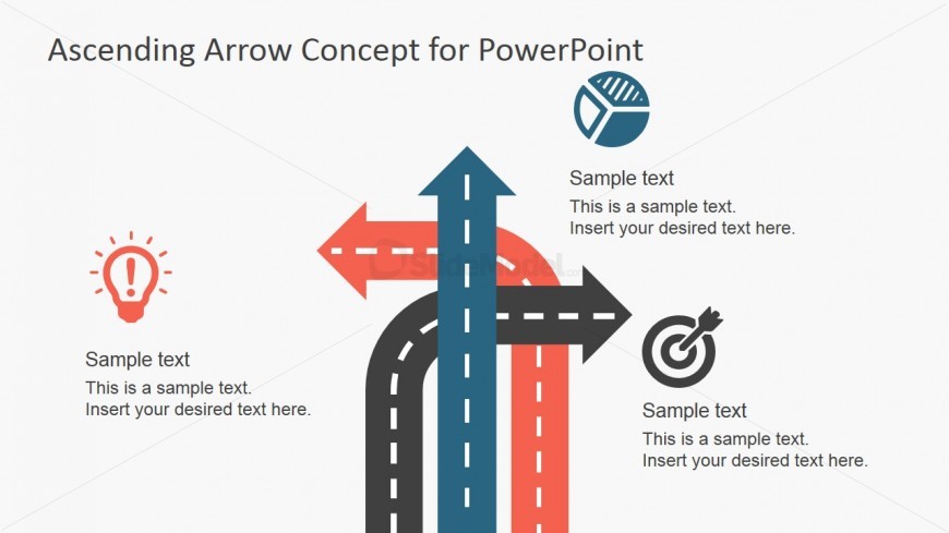 Confused Strategy Path Metaphor with Road Illustration - SlideModel
