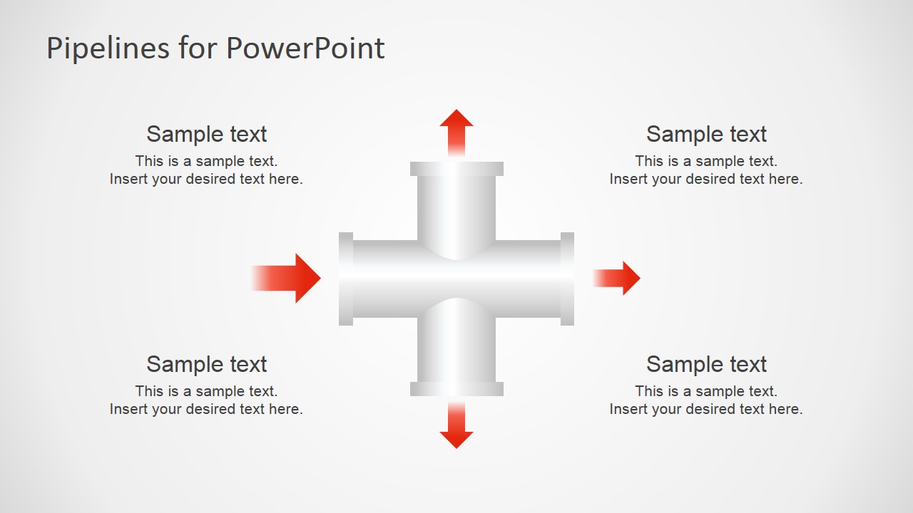 Pipeline Shapes PowerPoint Template - SlideModel