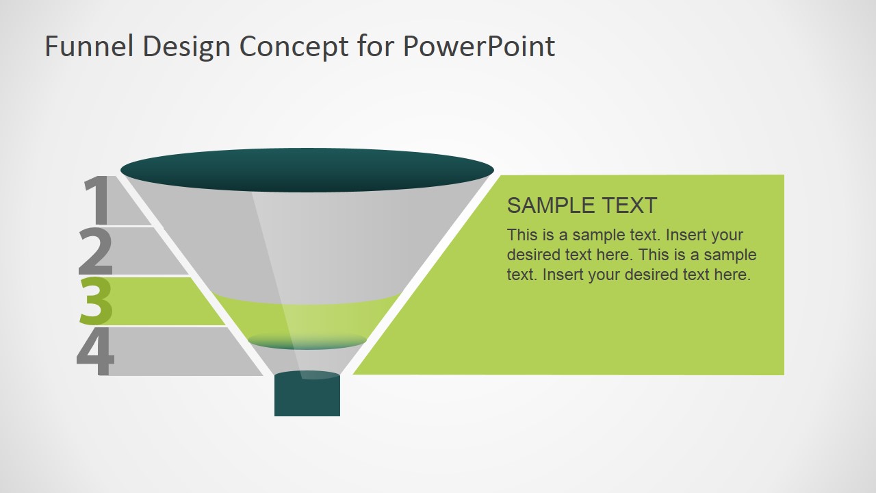 Funnel Design Concept for PowerPoint - SlideModel Funnel Design Concept for PowerPoint - SlideModel