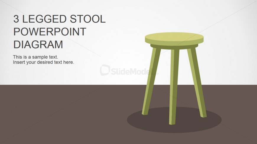 Three Legs Stool Shapes for PowerPoint - SlideModel Three Legs Stool Shapes for PowerPoint - SlideModel