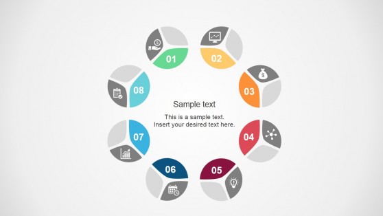 8 Steps PowerPoint Templates