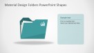Material Design Folders PowerPoint Shapes - SlideModel