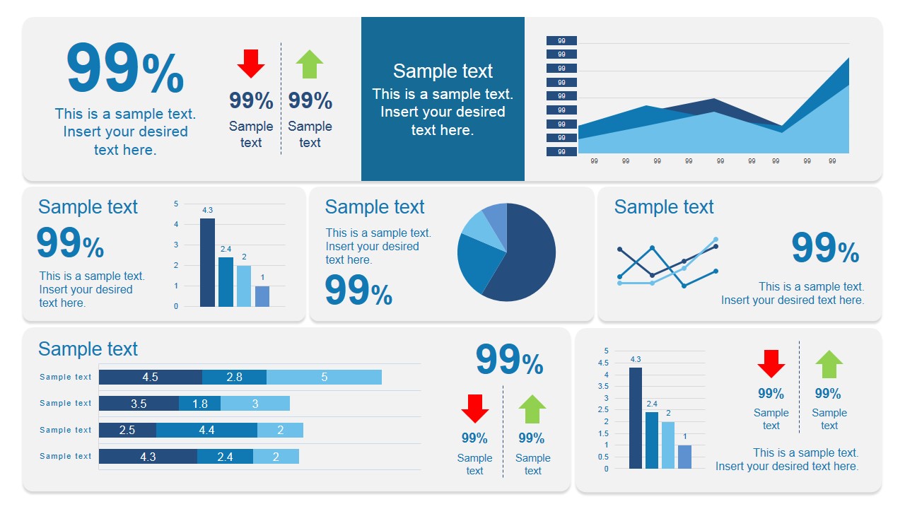 Scorecard Dashboard PowerPoint Template & Slides
