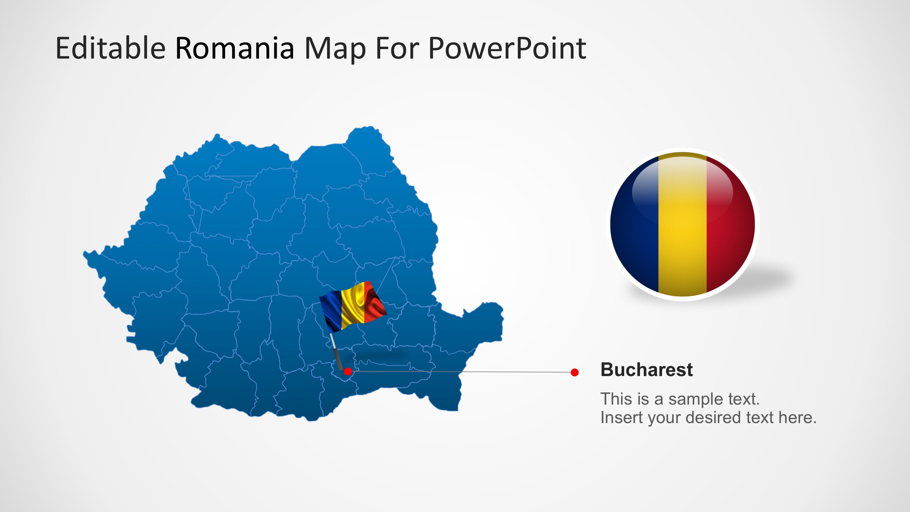 Editable PPT Template of Romania - SlideModel Editable PPT Template of Romania - SlideModel