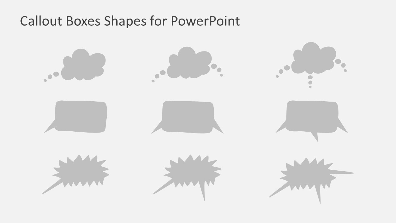 Callout Boxes PowerPoint Shapes - SlideModel