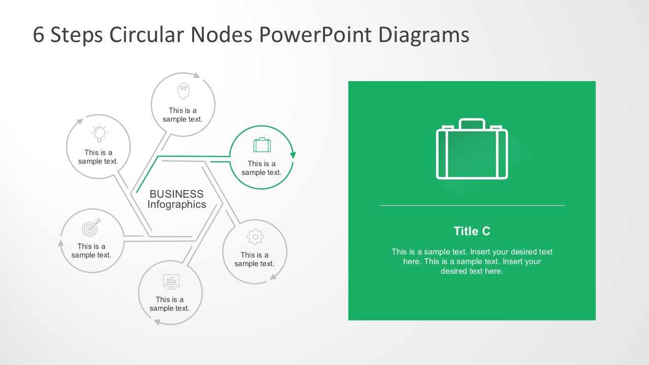 Node Diagram Illustration PowerPoint Graphics - SlideModel