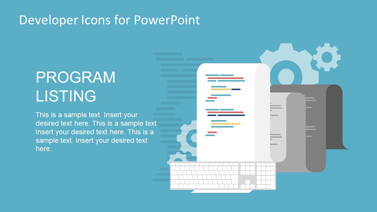 Developers Icons PowerPoint Template - SlideModel