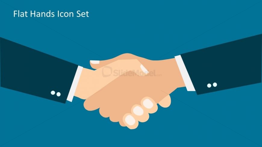 Presentation of Business Handshake - SlideModel