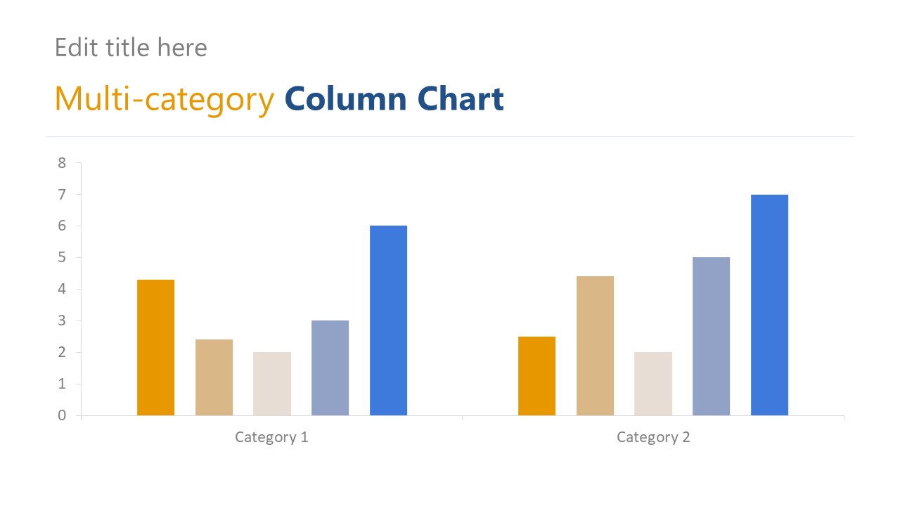Data Bar Chart Business Slide - SlideModel