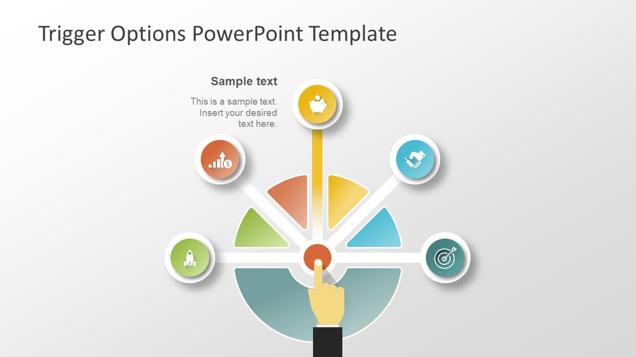 Trigger Options PowerPoint Template - SlideModel