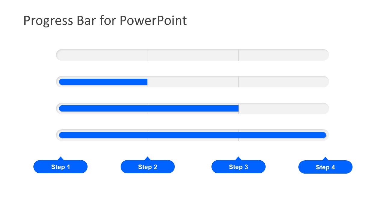 Progress Bar Design PowerPoint Diagram SlideModel
