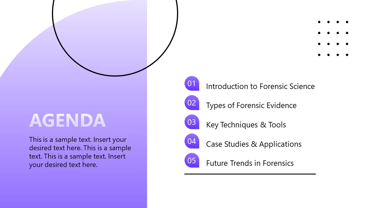 Forensic Science PowerPoint Template