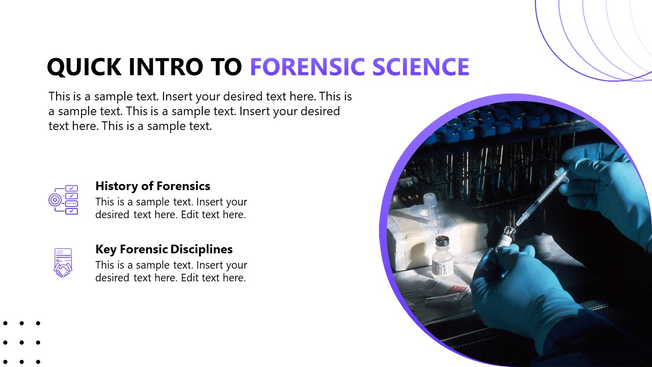 Forensic Science PowerPoint Template