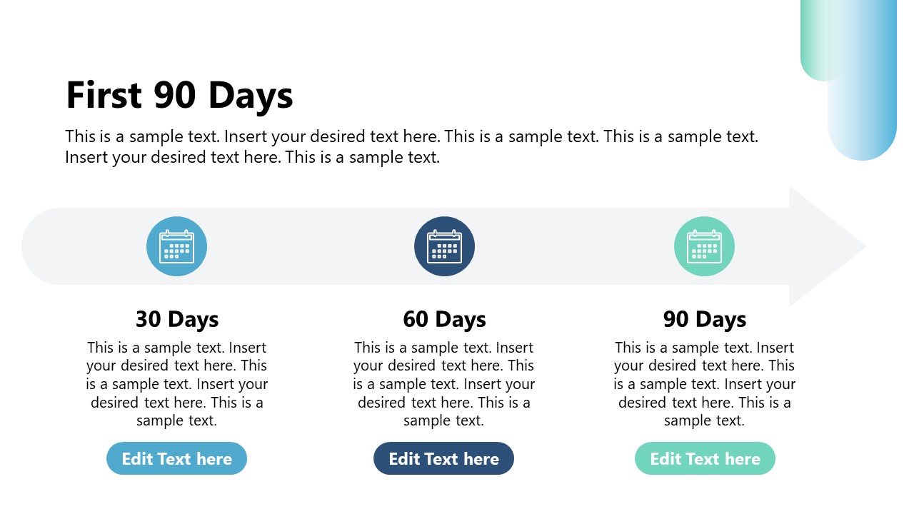 First 90 Days Template for PowerPoint