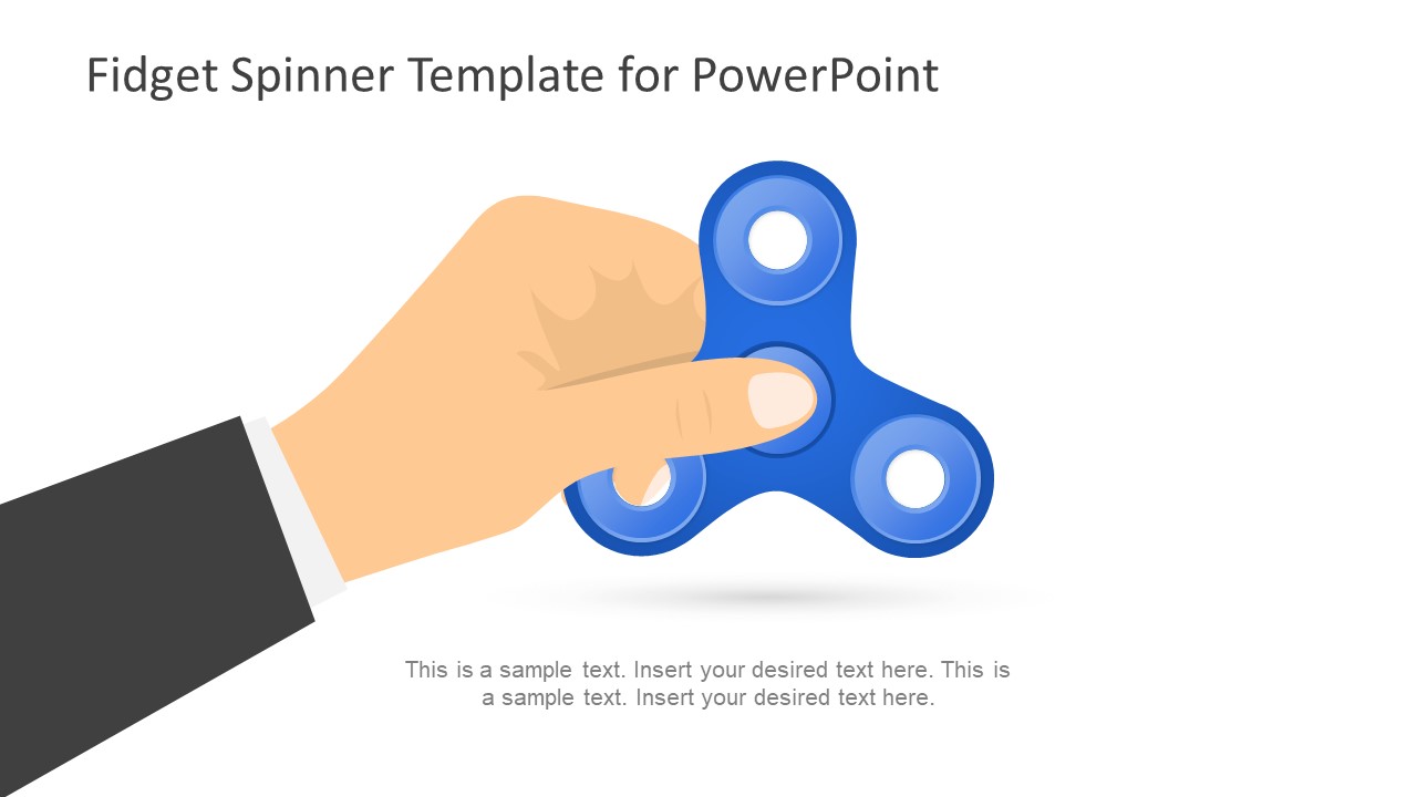 Fidget Spinner PowerPoint Template - SlideModel