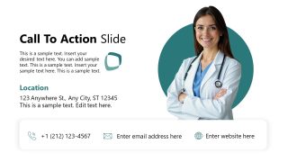 CTA Slide - Medical Conference Abstract Template - SlideModel