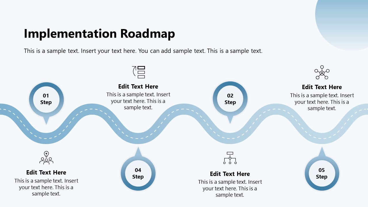 Implementation Roadmap Slide - Step by Step Implementation Plan ...