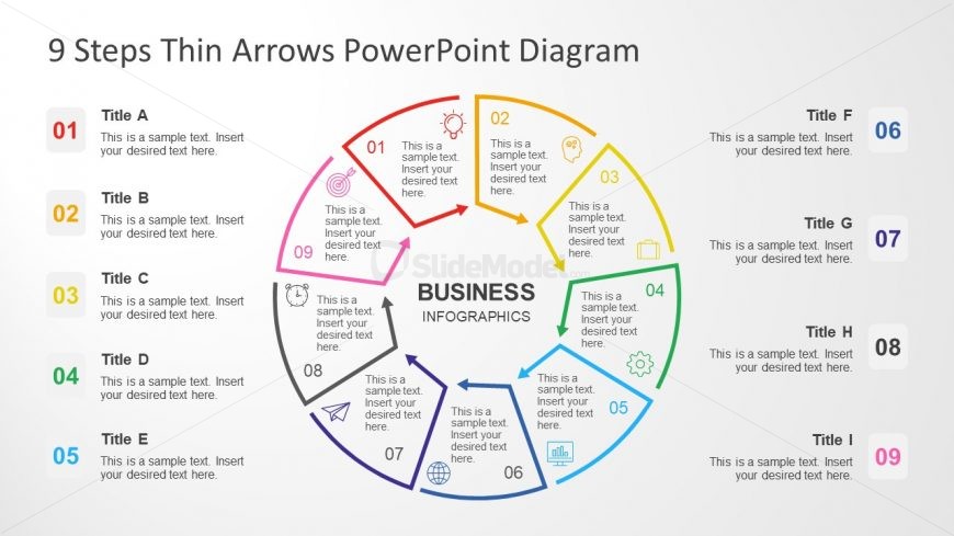 PowerPoint Circular Thin Arrow Diagram - SlideModel PowerPoint Circular Thin Arrow Diagram - SlideModel