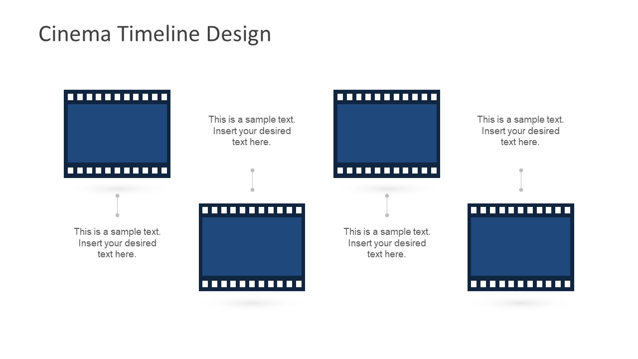 Cinema Timeline Template for PowerPoint - SlideModel