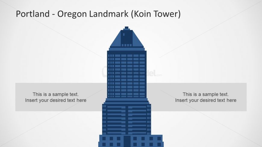 PPT Portland Oregon Koin Tower - SlideModel