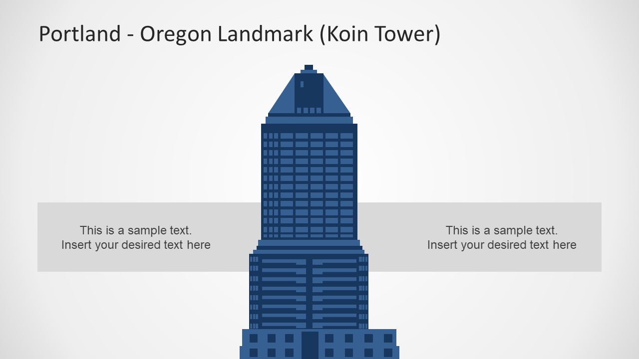Portland Oregon PowerPoint Map - SlideModel