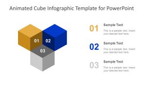 3 Steps Cubes Infographic PowerPoint Diagram - SlideModel