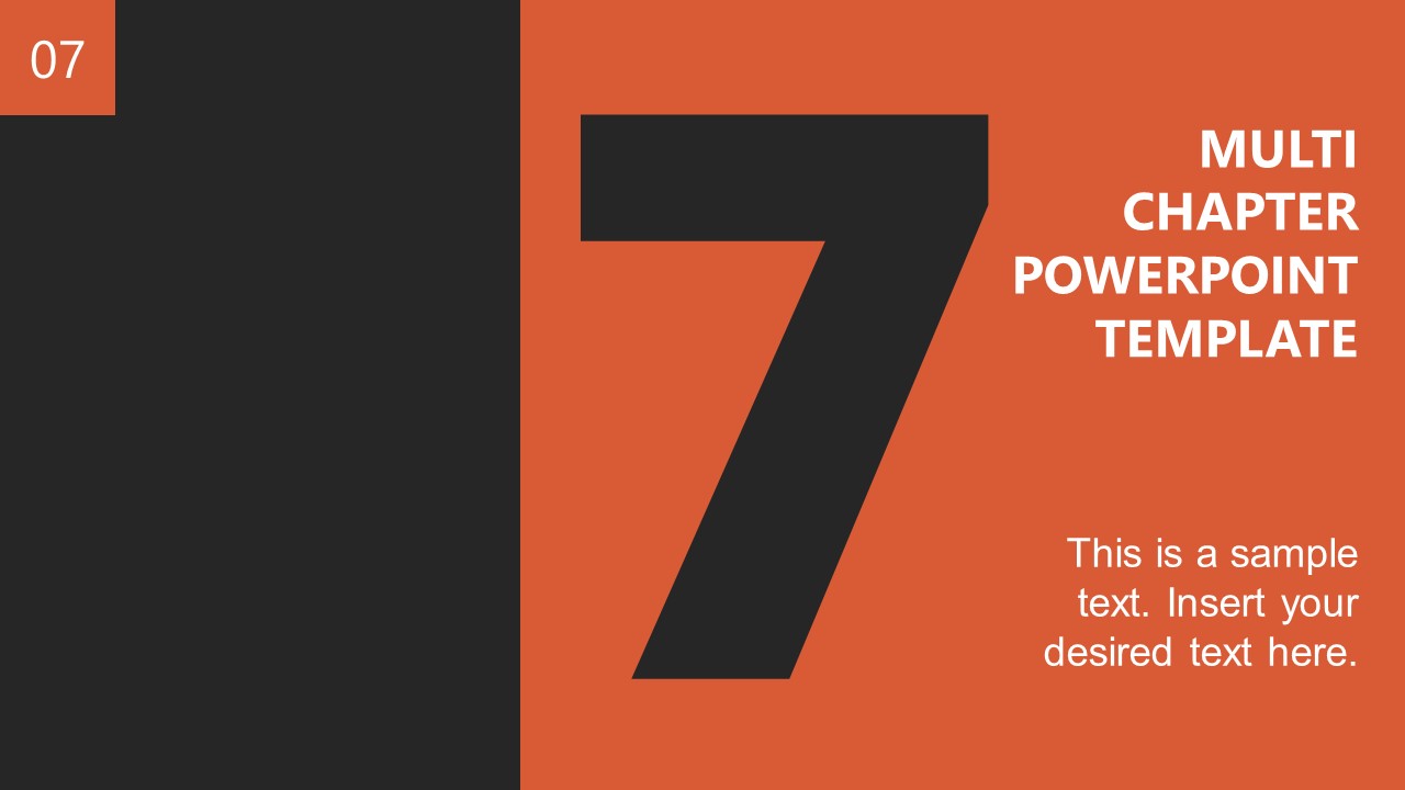 Presentation of Chapter Dividers - SlideModel