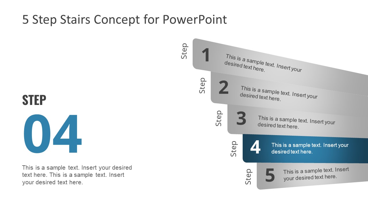 5 Step Concept Design for PowerPoint - SlideModel