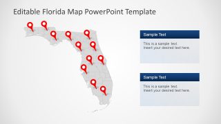 Florida State PowerPoint Map Template - SlideModel