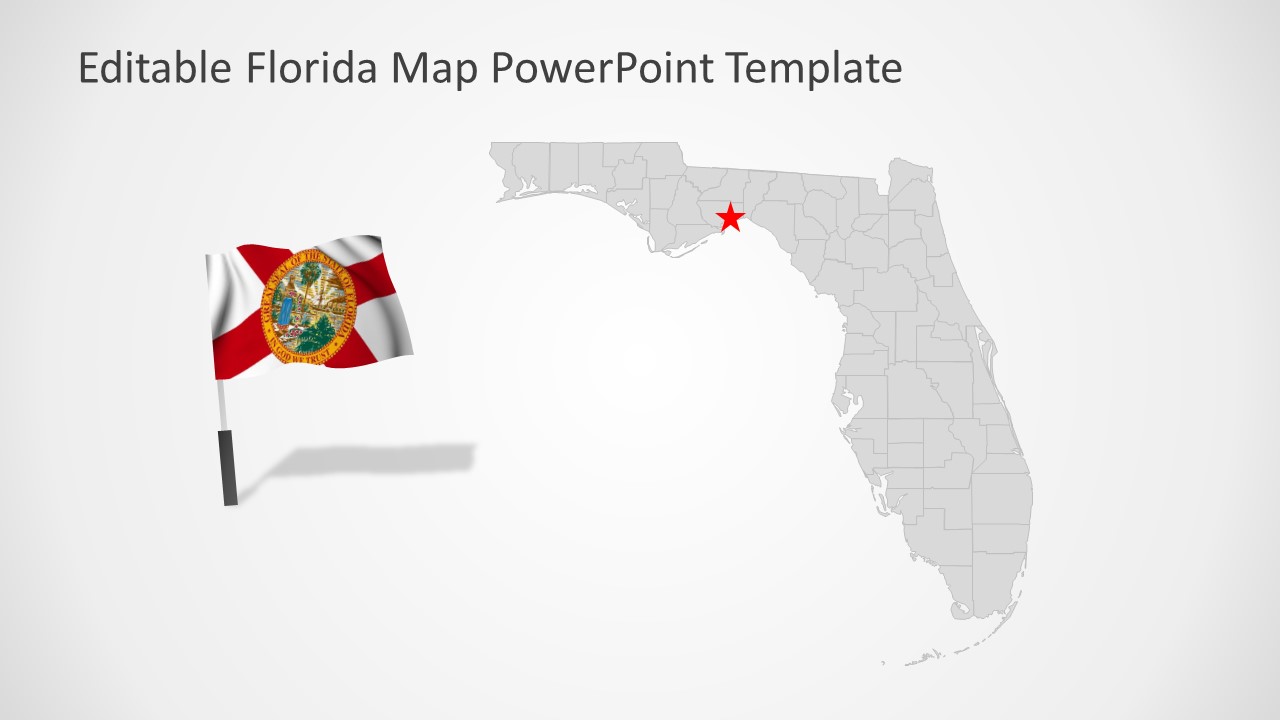 Florida State PowerPoint Map Template - SlideModel
