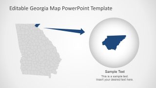Georgia State PowerPoint Map Template - SlideModel