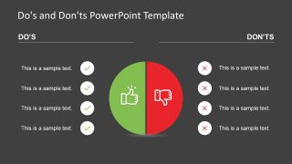 Dos and Donts PowerPoint Template - SlideModel
